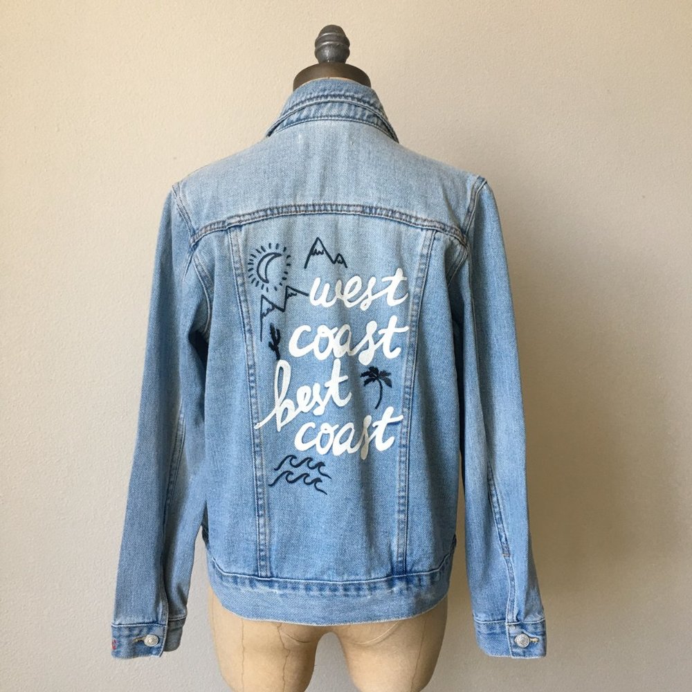 West Coast Best Coast Pacsun Denim Jacket - Gem
